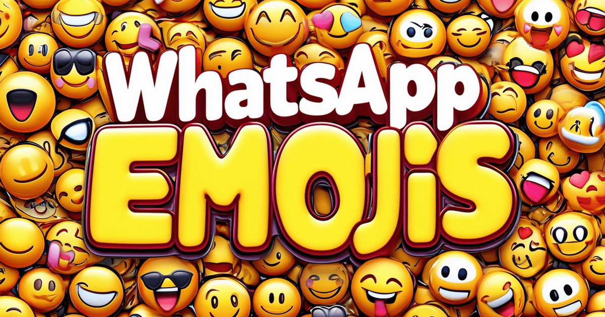😊 Smilefjes & mennesker emoji i WhatsApp og deres betydning - Liste